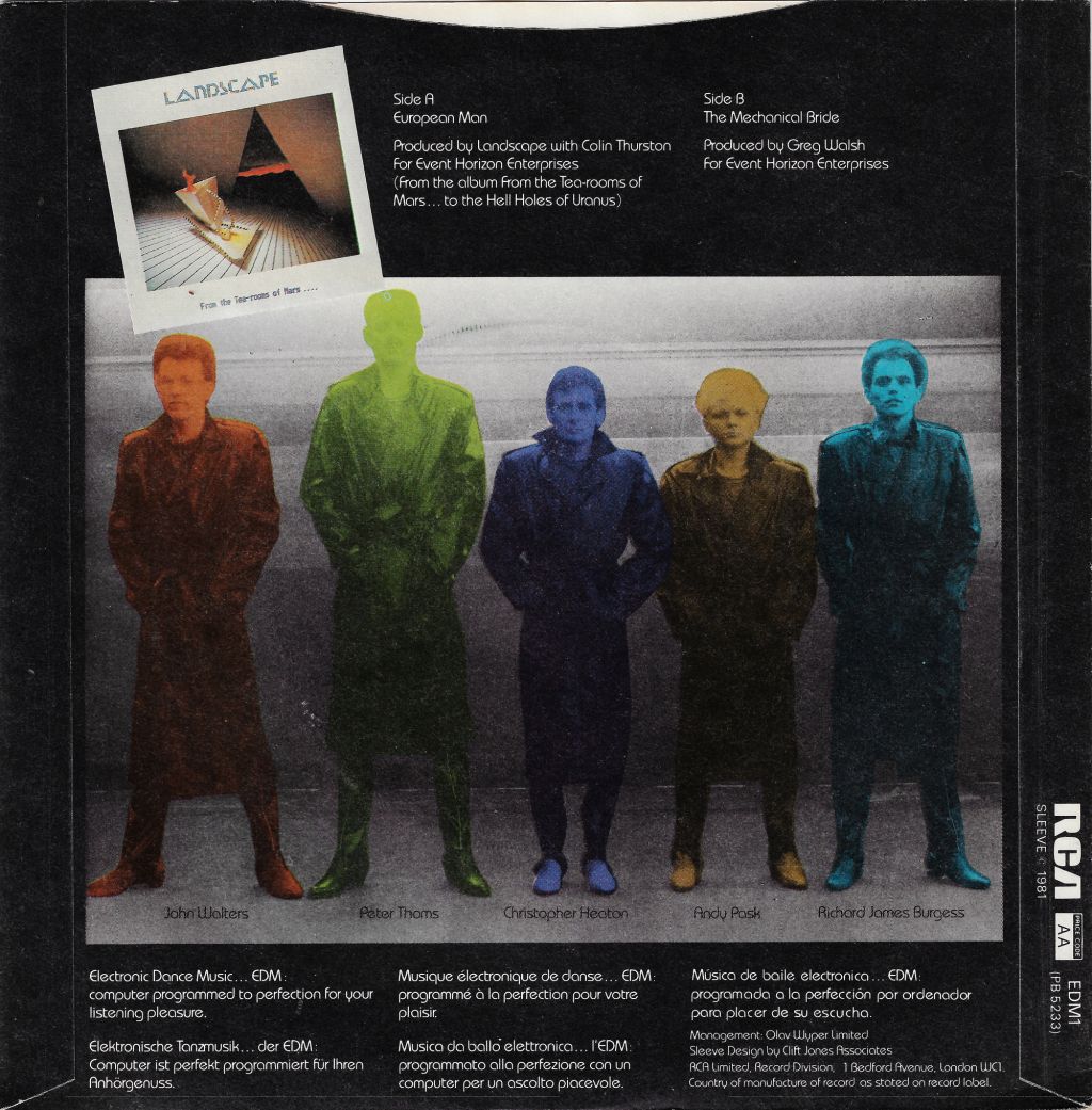 European Man 7-inch 1st digital release — Landscape